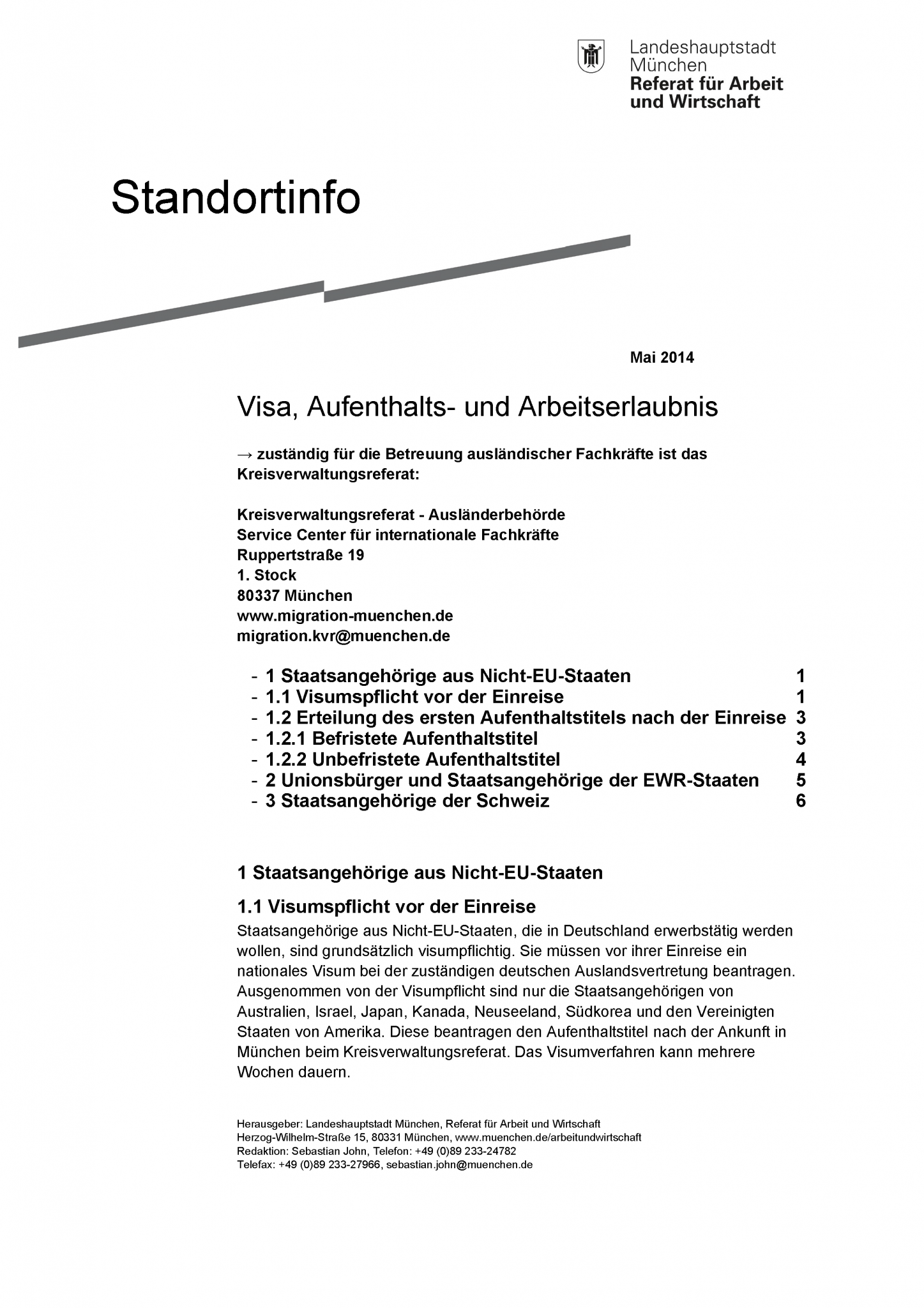 München. Der Wirtschaftsstandort. Fakten und Zahlen 2020 ...