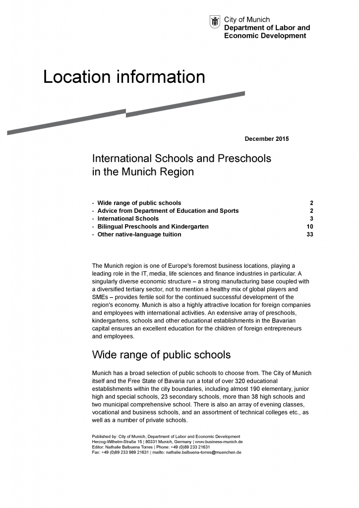 Location Information International Schools And Preschools In The location-information-international-schools-and-preschools-in-the